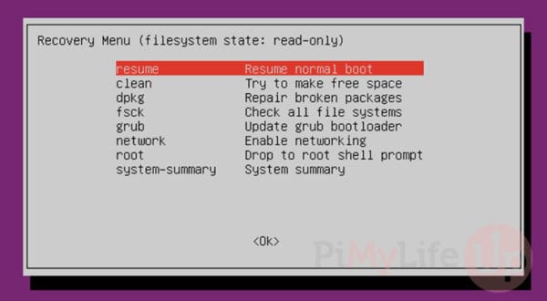 How to Boot into Ubuntu Recovery Mode - Pi My Life Up