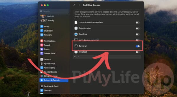 How to Enable Full Disk Access on a Mac - Pi My Life Up