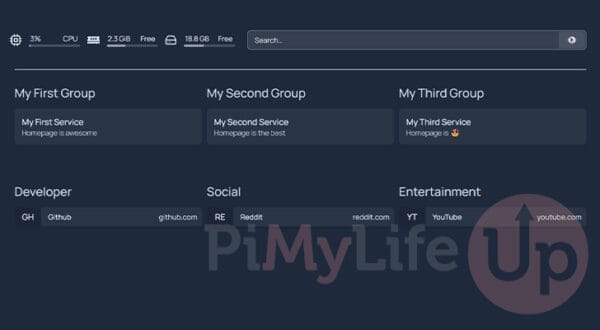 Setting up the Homepage Dashboard on a Raspberry Pi - Pi My Life Up