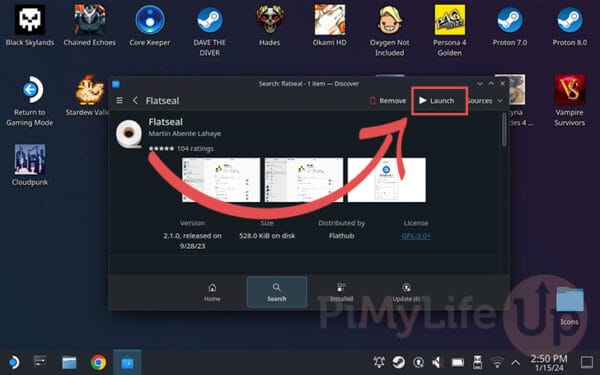 Allow Flatpak access to the Steam Deck's SD Card via Flatseal - Pi My ...