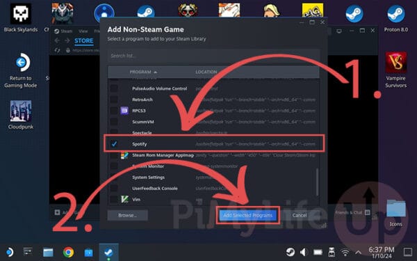 Installing and Using Spotify on your Steam Deck - Pi My Life Up