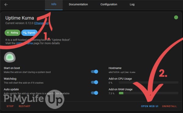 How to Set Up Uptime Kuma on Home Assistant - Pi My Life Up