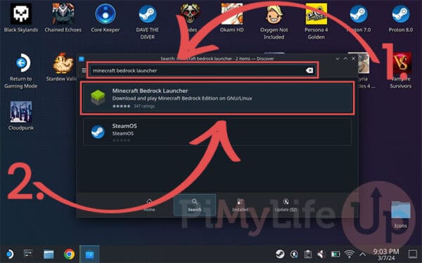 How to Play Minecraft Bedrock Edition on the Steam Deck - Pi My Life Up