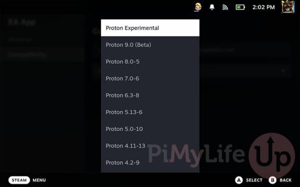 Using Proton on the Steam Deck - Pi My Life Up