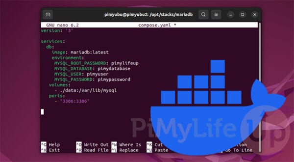 Running A Mariadb Server Using Docker Pi My Life Up