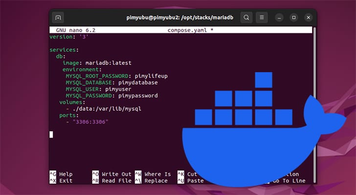 Running A Mariadb Server Using Docker Pi My Life Up