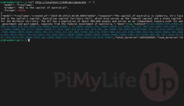 Running Ollama on the Raspberry Pi - Pi My Life Up