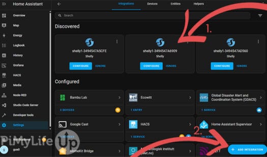 How to Setup Shelly on Home Assistant - Pi My Life Up
