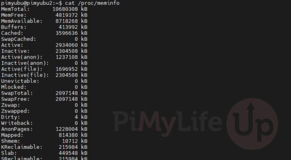 How to Check Memory Usage on Linux using the Terminal - Pi My Life Up