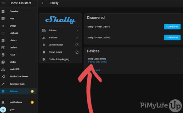 How to Setup Shelly on Home Assistant - Pi My Life Up