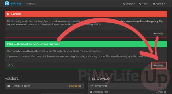 How to Run Syncthing using Docker Compose - Pi My Life Up