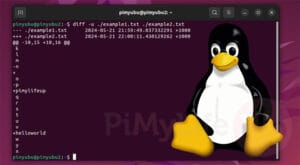 Comparing Files on Linux using the diff command in the Terminal - Pi My Life Up