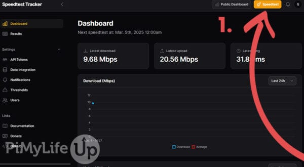 Setting up a Speedtest Tracker using Docker - Pi My Life Up