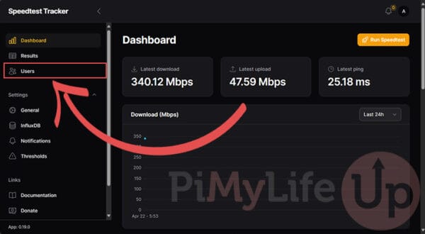 Setting up a Speedtest Tracker using Docker - Pi My Life Up