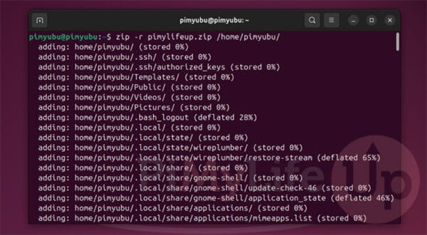 How to Zip a Folder on Linux using the terminal - Pi My Life Up