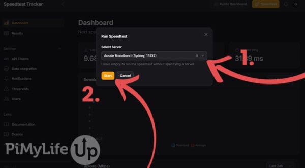 Setting up a Speedtest Tracker using Docker - Pi My Life Up
