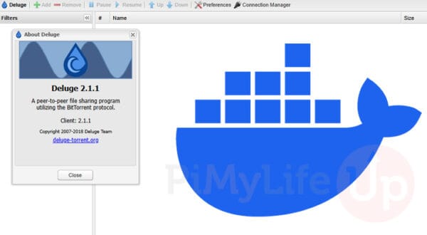 Running the Deluge Torrent Client in a Docker Container - Pi My Life Up