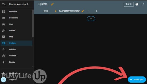 Home Assistant Raspberry Pi System Monitor - Pi My Life Up