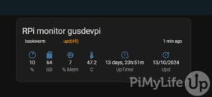 Home Assistant Raspberry Pi System Monitor - Pi My Life Up