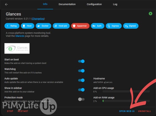 How to Set Up Glances on Home Assistant - Pi My Life Up