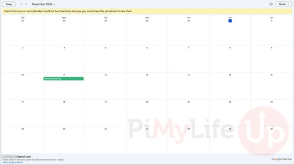 Google Calendar on a Raspberry Pi - Pi My Life Up