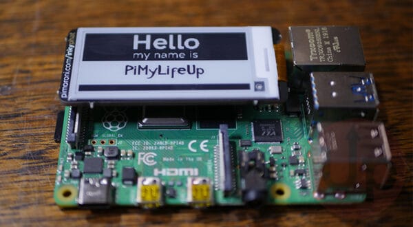 Using an Inky eInk Screen with a Raspberry pi - Pi My Life Up